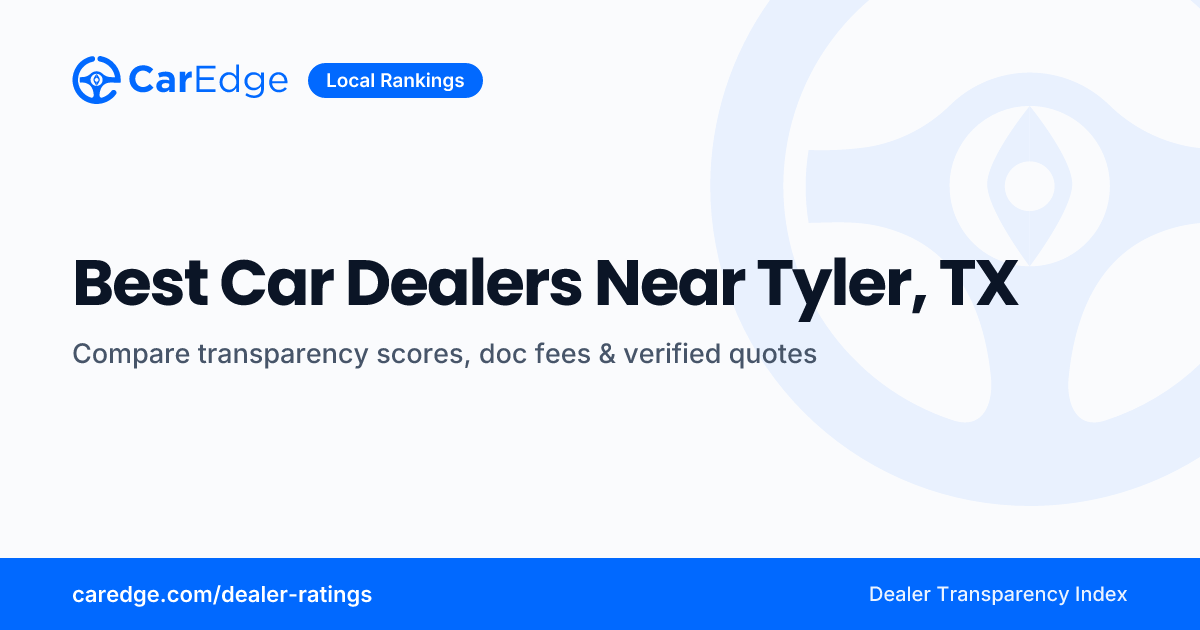 Best Car Dealers Near Tyler, TX | CarEdge Dealer Transparency Index