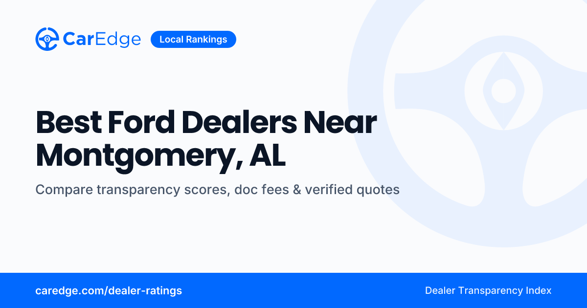 Best Ford Dealers Near Montgomery, AL | CarEdge Dealer Transparency Index