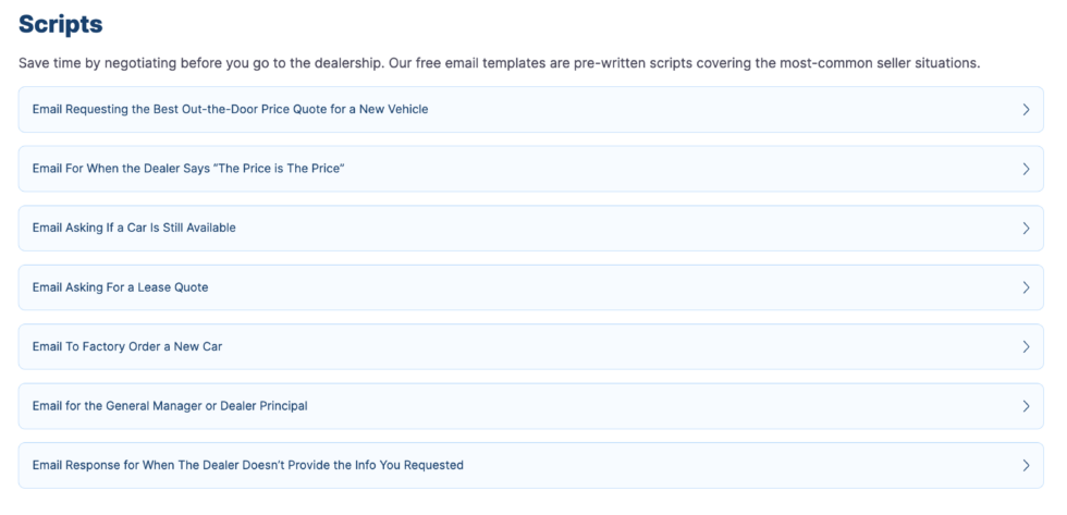 Car Buying Cheat Sheet - CarEdge